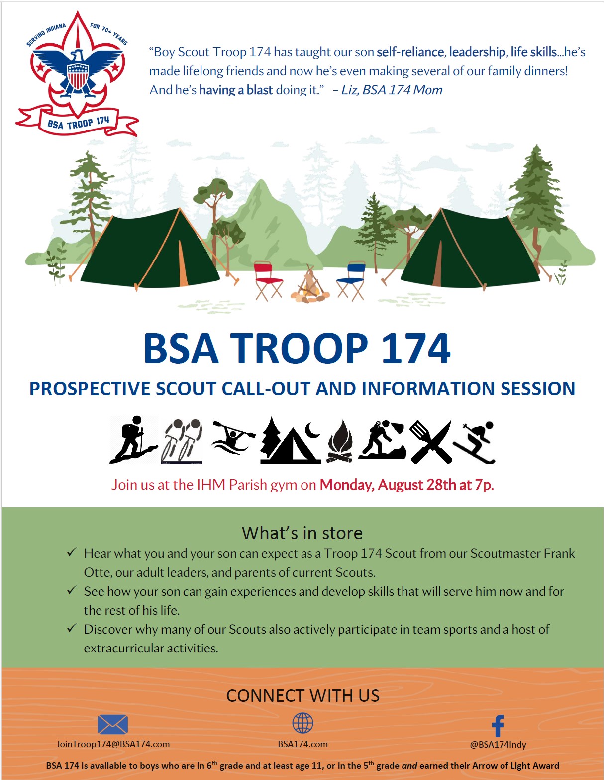 Boy Scout Troop 174, Indianapolis, Indiana